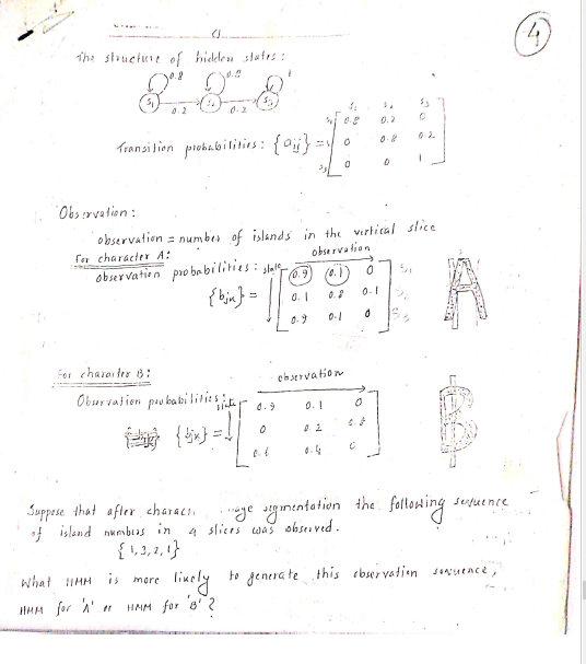 Solved a) Suppose that after character image segmentation | Chegg.com