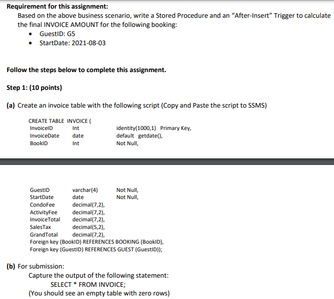 Solved My SQL Help Please Need coding for Parts 1, 2, and | Chegg.com