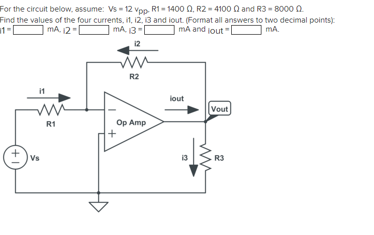Solved For the circuit below, assume: | Chegg.com