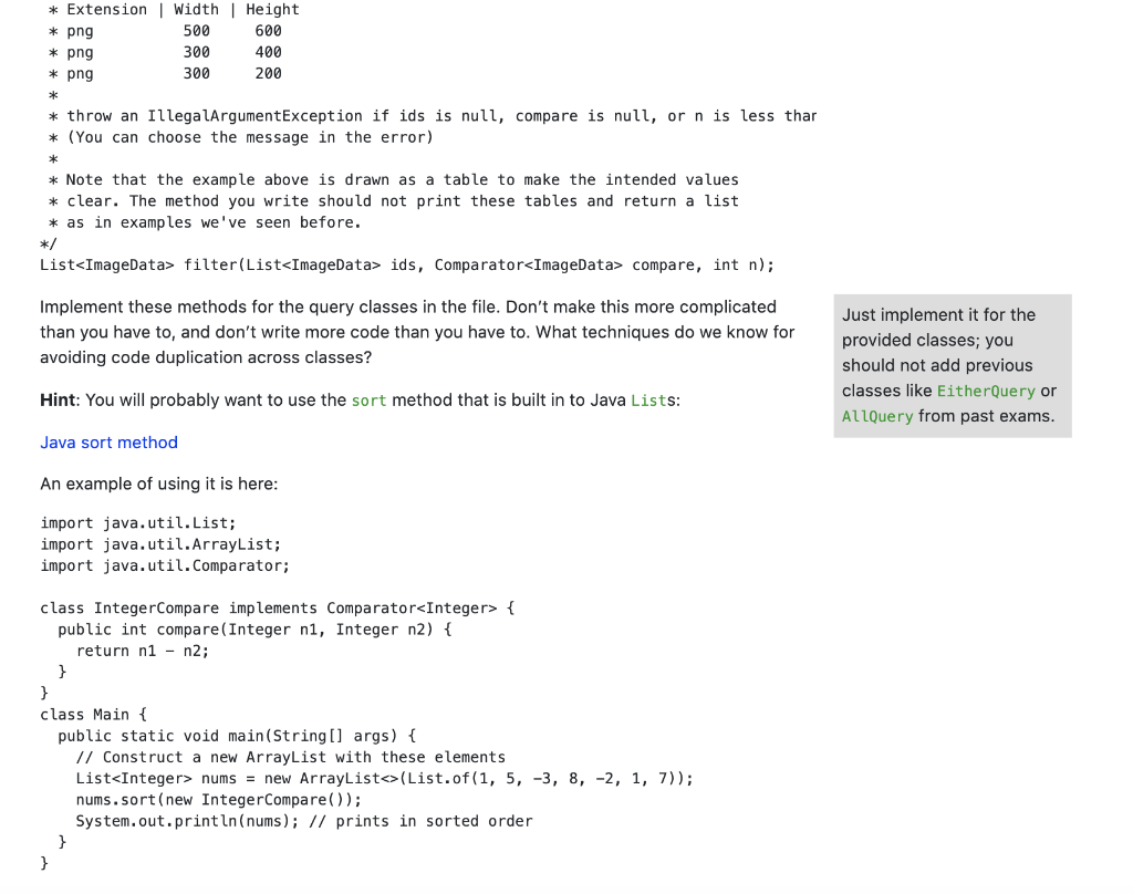 Task 2 Take the starter code for image queries that | Chegg.com