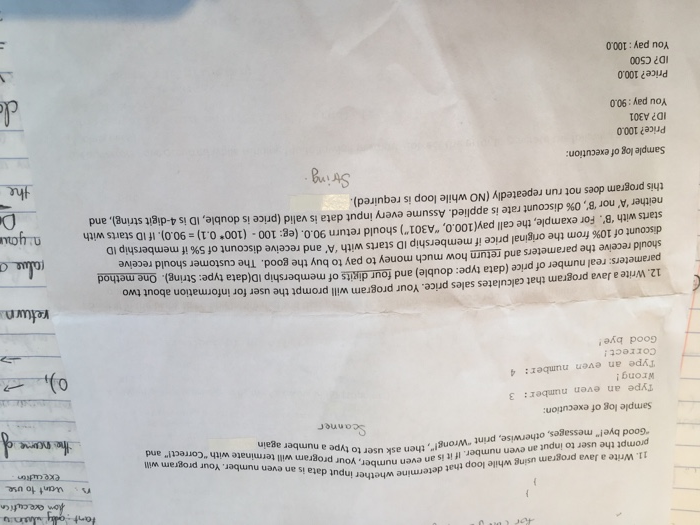 Solved s ucint to use 11. Write a Java program using while | Chegg.com