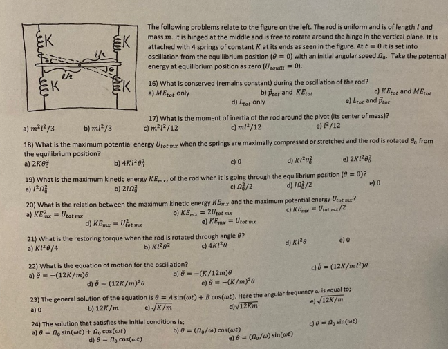 Solved The following problems relate to the figure on the | Chegg.com