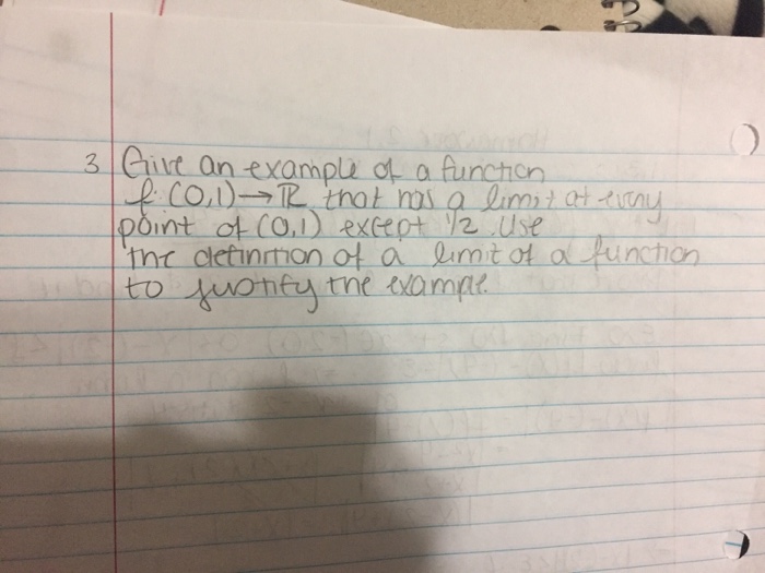 Solved Give an example of a function f(0, 1) rightarrow R | Chegg.com