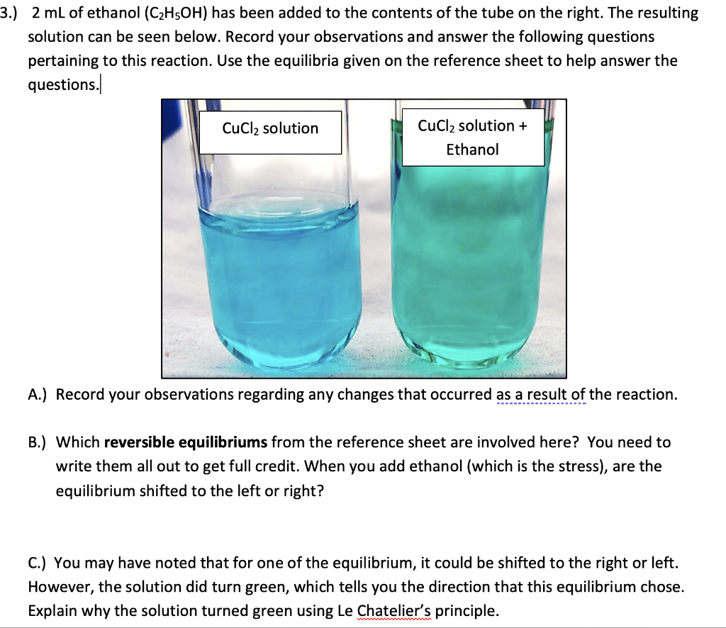 In the following experiment you will observe an | Chegg.com