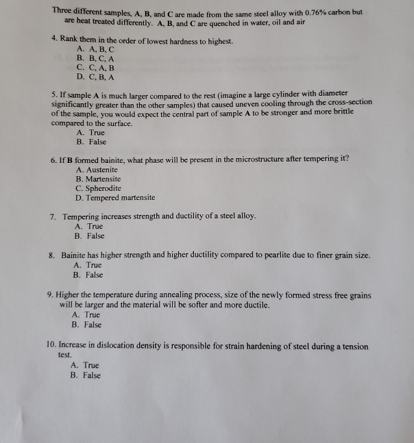Solved Justify your answer for each of the multiple choice | Chegg.com