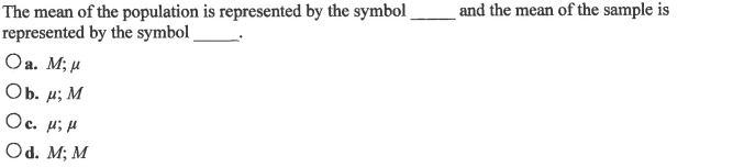 Solved and the mean of the sample is The mean of the | Chegg.com