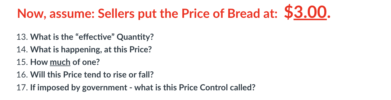 Solved Shortage, Surplus and Gov't. Price Controls Hint: not | Chegg.com