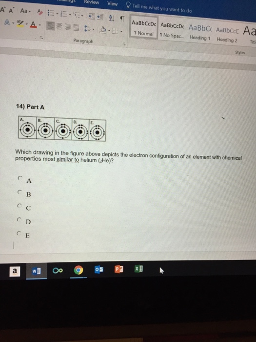 Solved Review View Tell me what you want to do A.y.a- 물 룰 t | Chegg.com