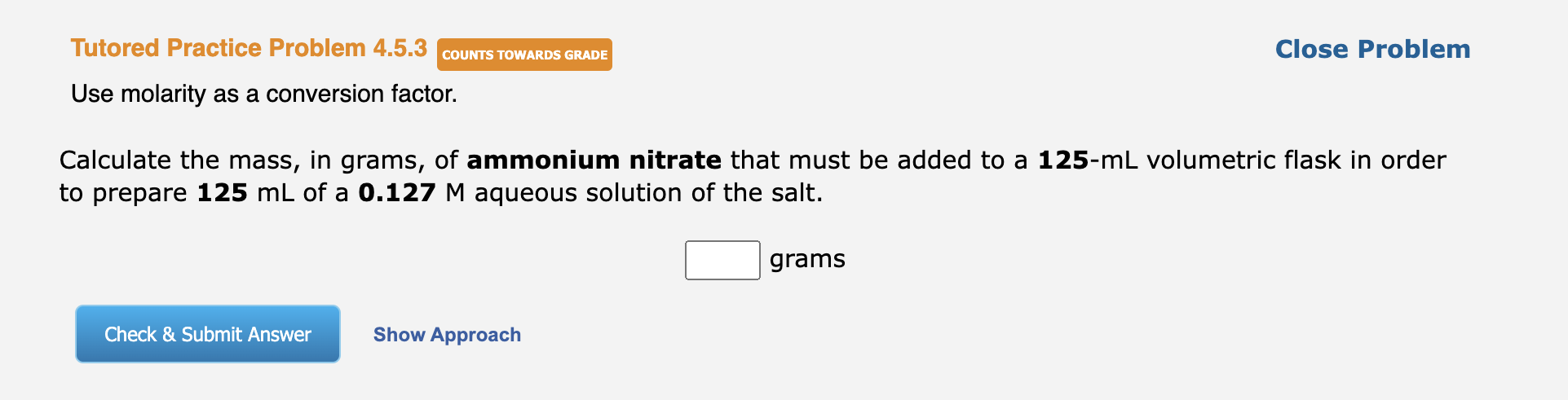 Solved Tutored Practice Problem 4.5.1 Close Problem | Chegg.com