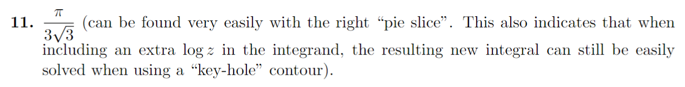 Complex Analysis: Question 11 Can you solve this? | Chegg.com
