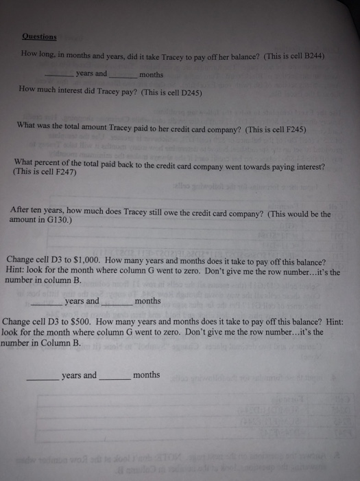 Solved Excel Problem 1 Use the Excel template provided for | Chegg.com