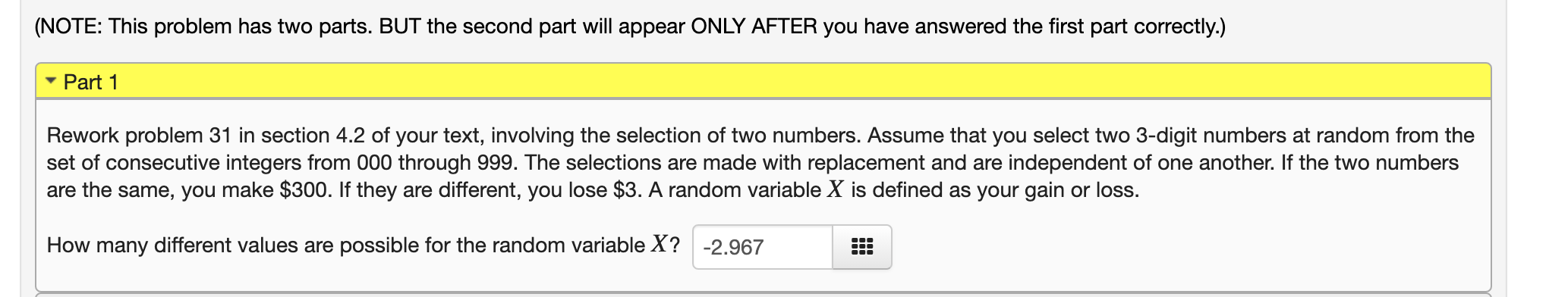 Solved Part 1 Rework problem 16 in section 4.2 of your text, | Chegg.com