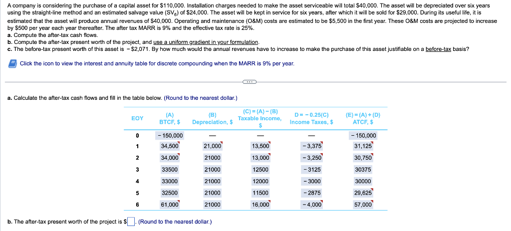 Show how to do option A and answer option | Chegg.com