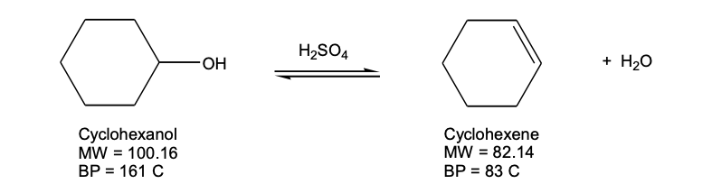 Solved Calculate the expected mass of cyclohexene product, | Chegg.com