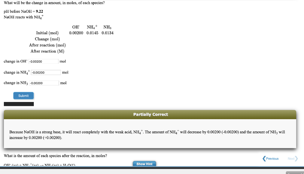 Solved TUTOR Buffer Solutions: Addition of Reagents Step 1 | Chegg.com