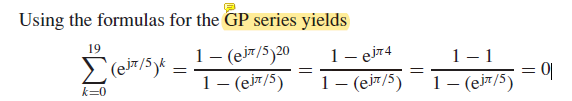 Solved Using the formulas for the GP series yields | Chegg.com