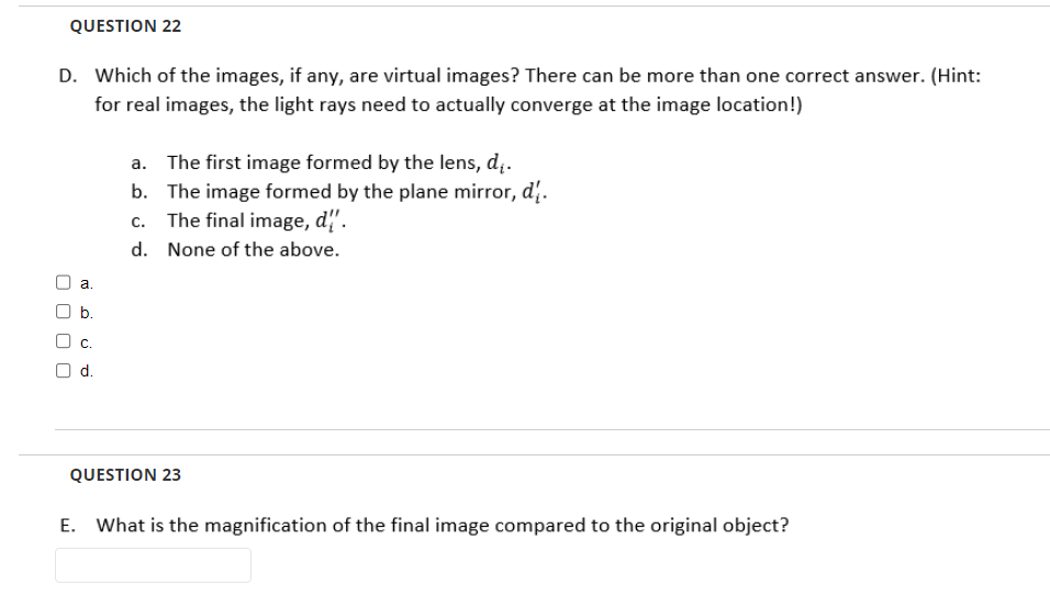 Solved An object is placed 40 cm in front of a converging | Chegg.com