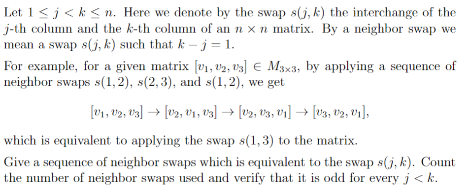 Solved Let 1≤j | Chegg.com