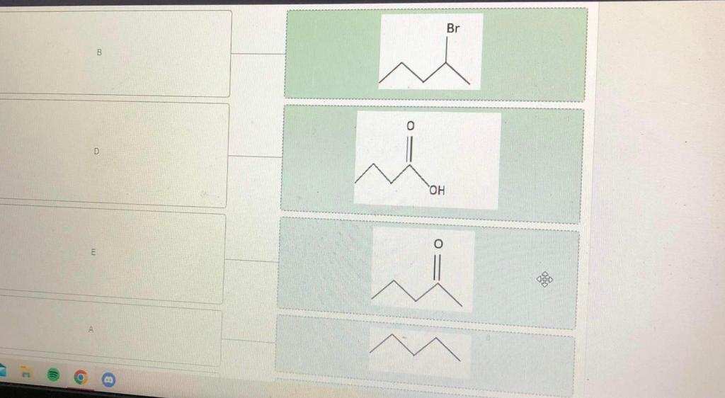 Solved complete the reaction map by matching AFE with the | Chegg.com