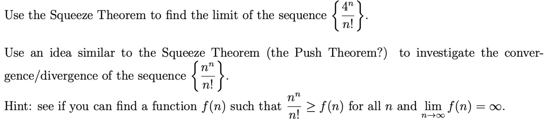 Solved 1 Use The Squeeze Theorem To Find The Limit Of The