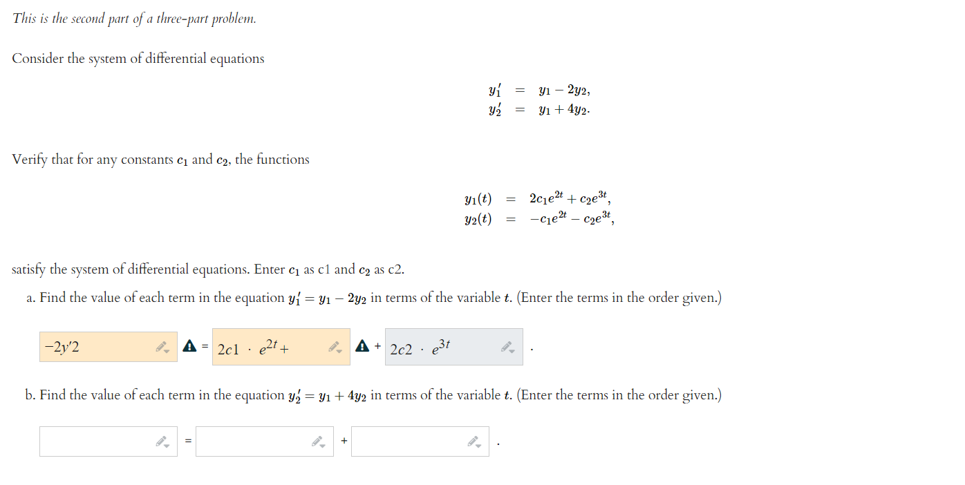 Solved This is the second part of a three-part problem. | Chegg.com