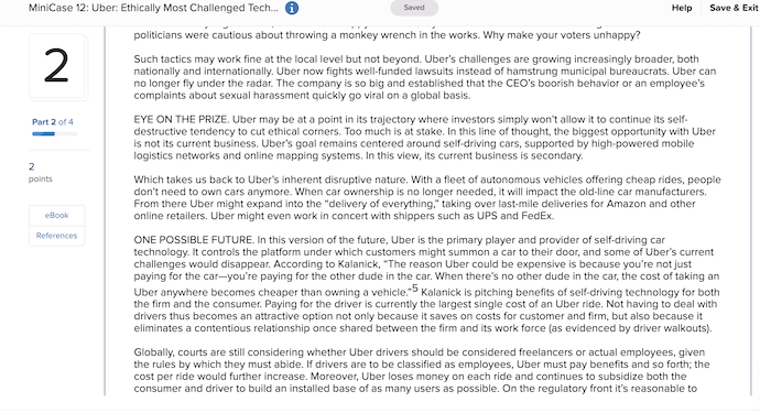 Solved Uber’s numerous legal and ethical issues demonstrated | Chegg.com
