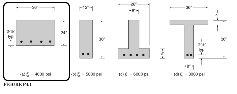 Solved Determine the required area of reinforcement and the | Chegg.com