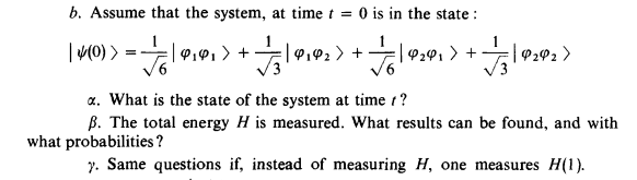 Solved Consider a physical system formed by two particles | Chegg.com