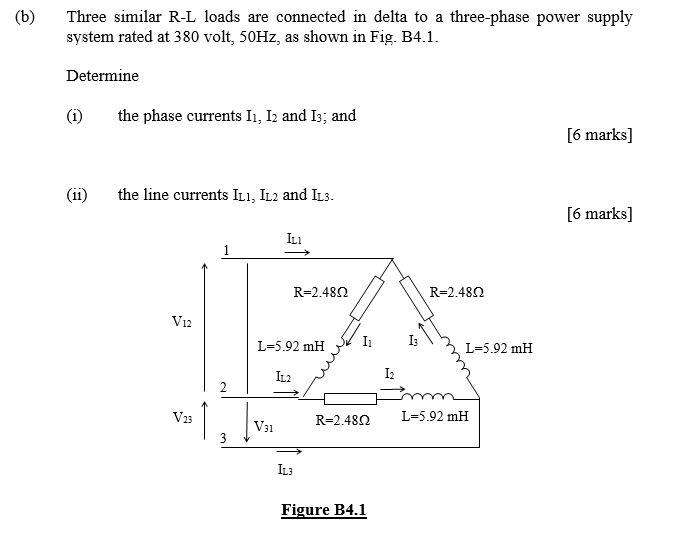 Solved Question B4 (a) In a series circuit containing a pure | Chegg.com