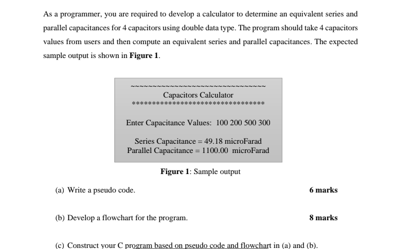 Solved As a programmer, you are required to develop a | Chegg.com