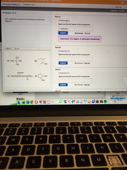 Solved Give systematic names for the following compounds. | Chegg.com