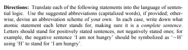 Solved 25. GUIDELINES FOR TRANSLATING COMPLEX STATEMENTS | Chegg.com