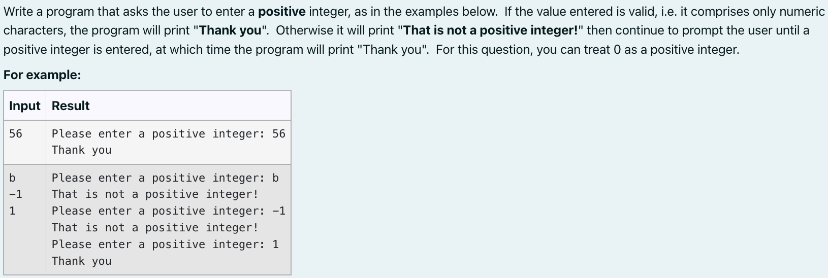 Solved Write a program that asks the user to enter a | Chegg.com