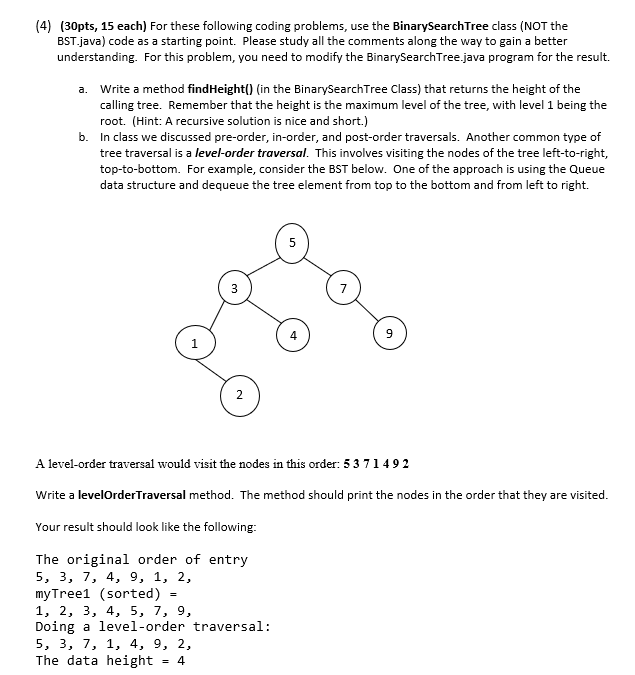 Solved (4) (30pts, 15 each) For these following coding | Chegg.com