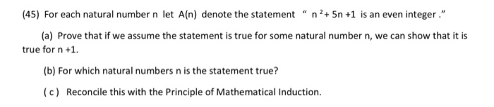 Solved (45) For each natural number n let A(n) denote the | Chegg.com