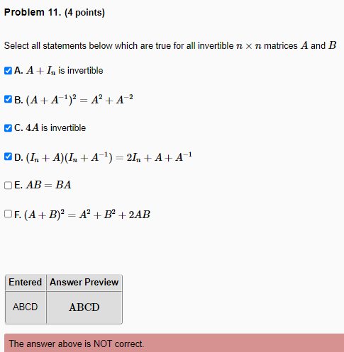 Solved Select all statements below which are true for all | Chegg.com