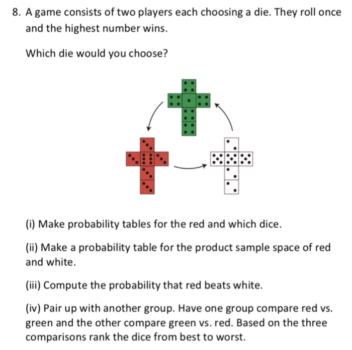 Solved 8. A game consists of two players each choosing a | Chegg.com