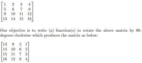Solved Java Implement the function by allocating a new n X | Chegg.com