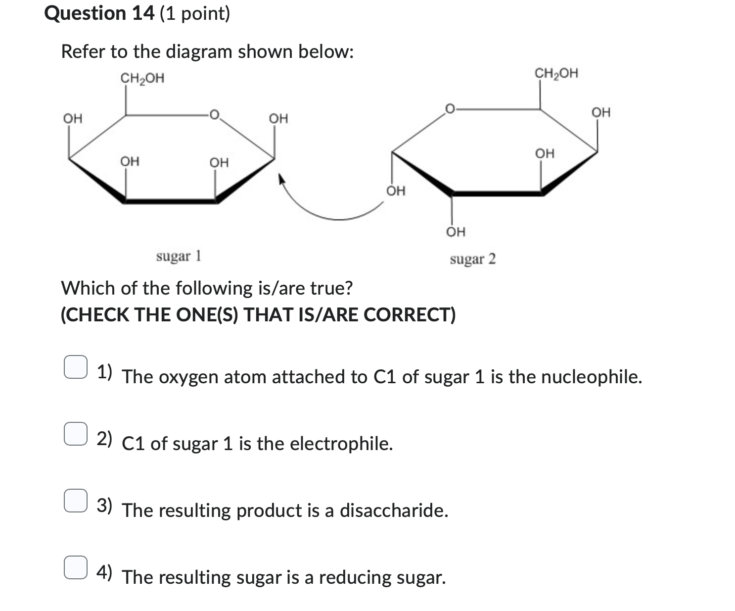 Solved Question 14 (1 ﻿point)Refer to the diagram shown | Chegg.com