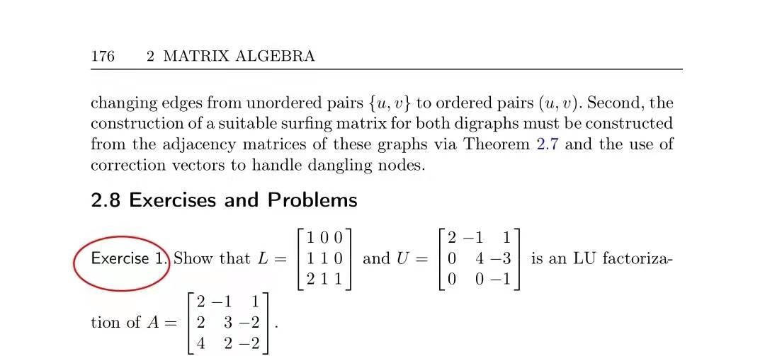 Solved 176 2 MATRIX ALGEBRA changing edges from unordered | Chegg.com