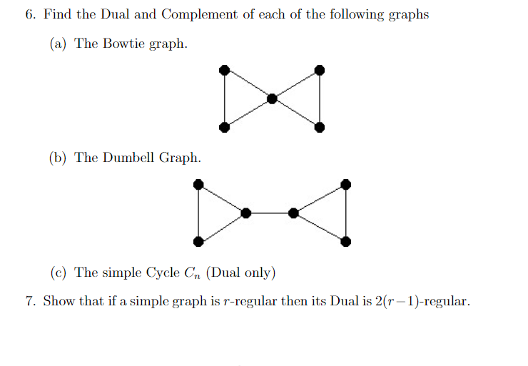 Solved 6. Find the Dual and Complement of each of the | Chegg.com