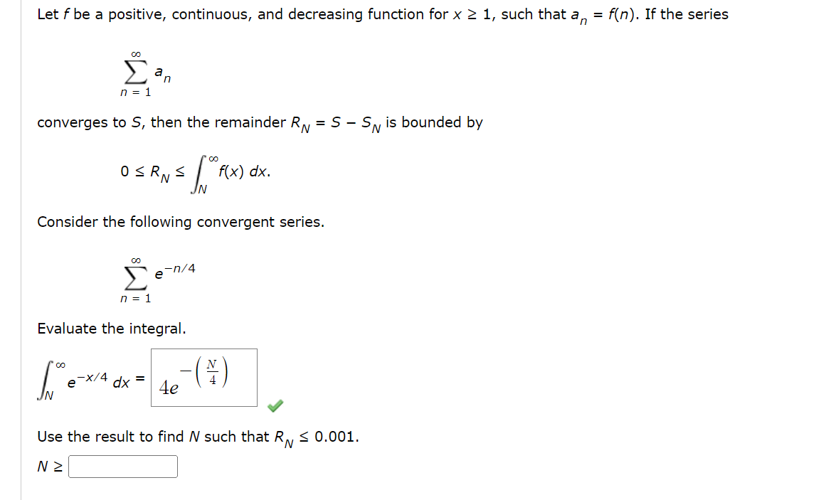 Solved Let F be A Positive Continuous And Decreasing