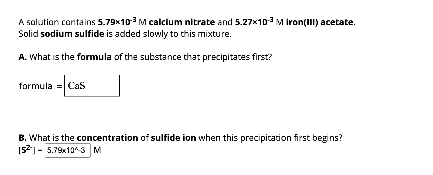 Solved Chapter 15 - ﻿Question 18: A solution contains | Chegg.com