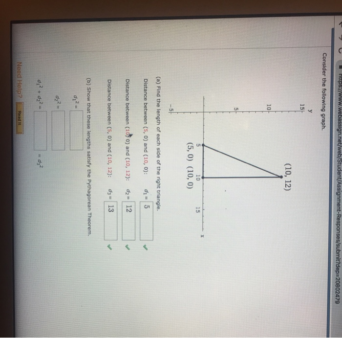 Solved p:20802479 Consider the following graph. 15 (10, 12) | Chegg.com