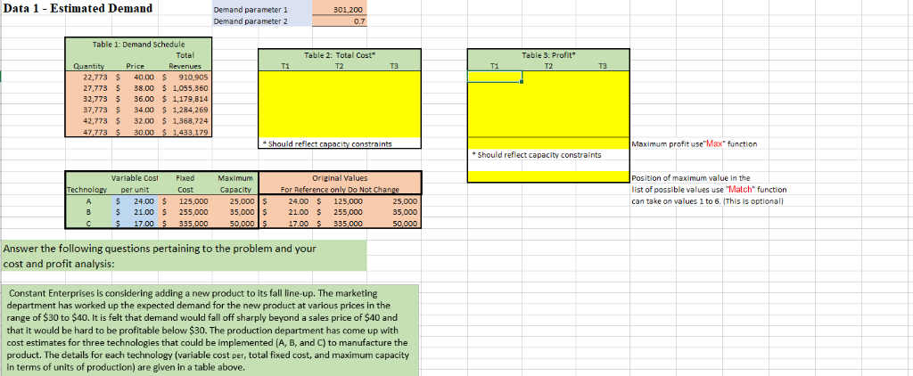 Solved Managerial Accounting Excel HW help Thanks in | Chegg.com