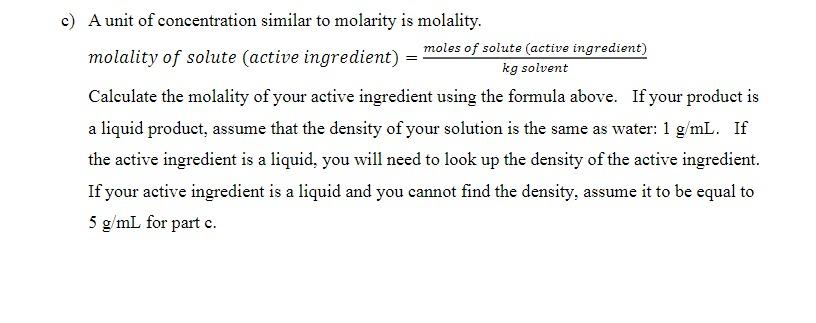 Solved 1) Obtain the ingredients label for a house-hold | Chegg.com