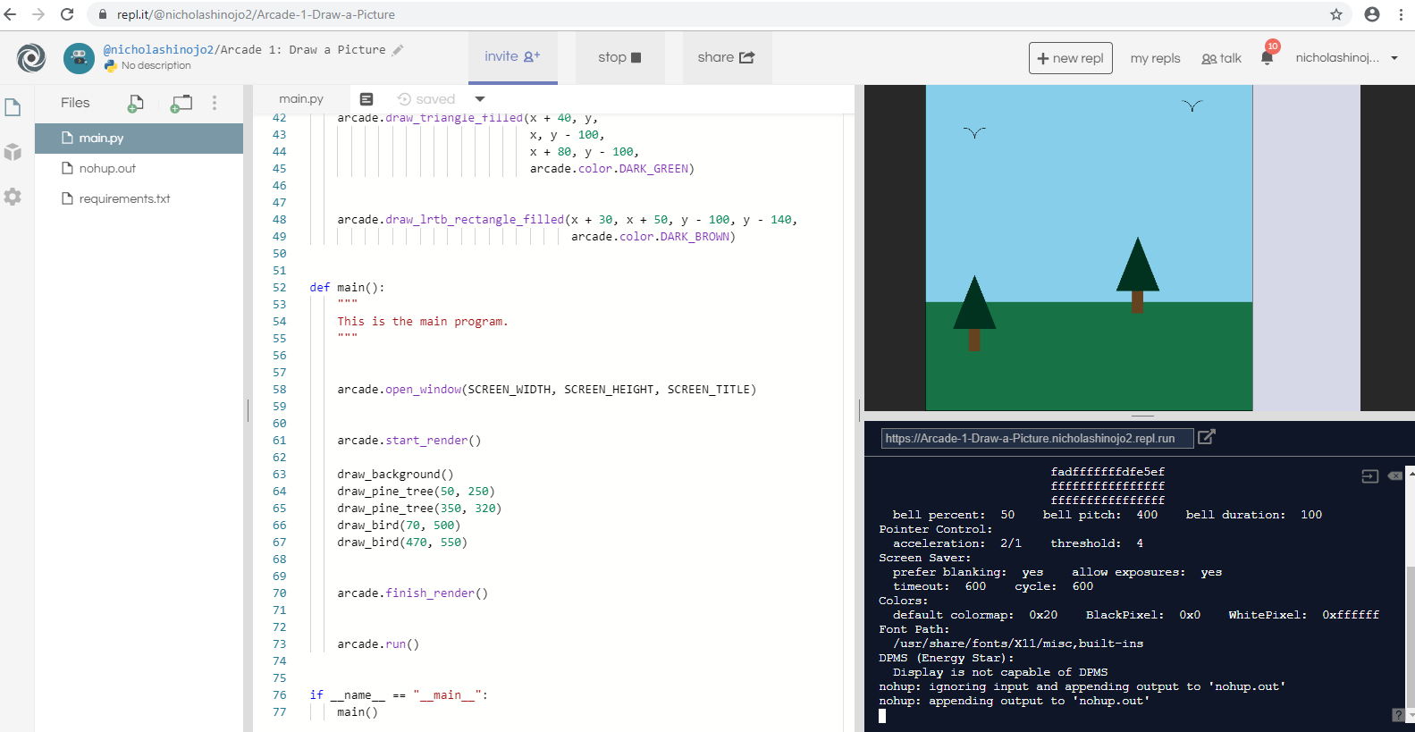 I have to animate the birds in the picture to fly | Chegg.com