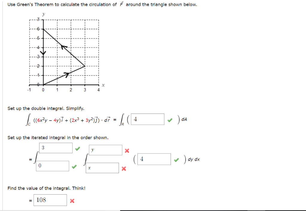 Solved Use Green's Theorem to calculate the circulation of F | Chegg.com