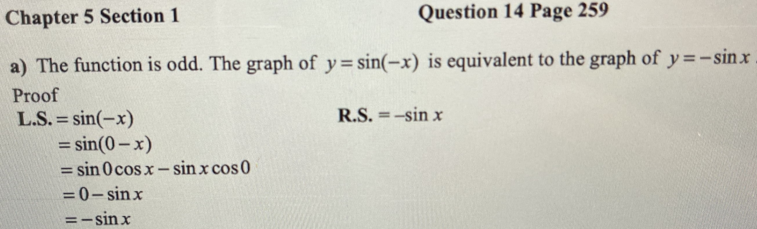 solved-a-the-function-is-odd-the-graph-of-y-sin-x-is-chegg