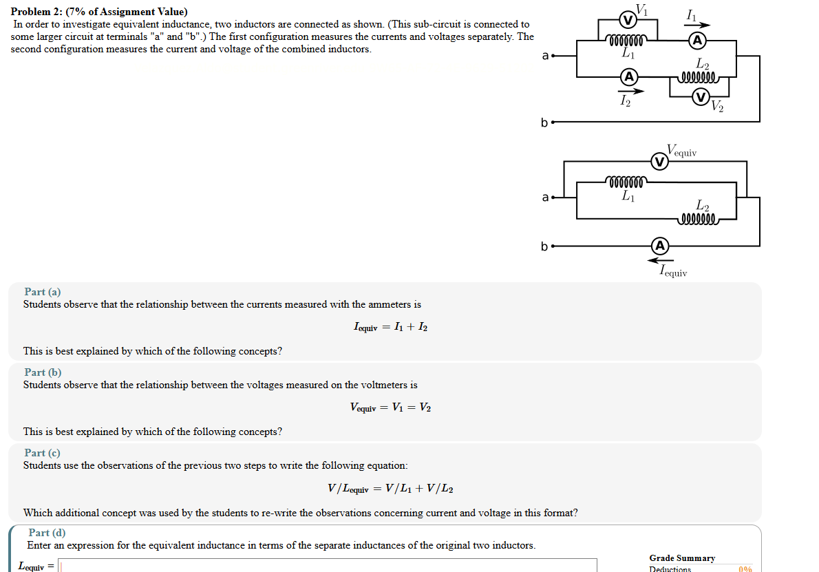 Solved by an EXPERT Problem 2: (7% of ﻿Assignment Value)In ﻿order to | Chegg.com